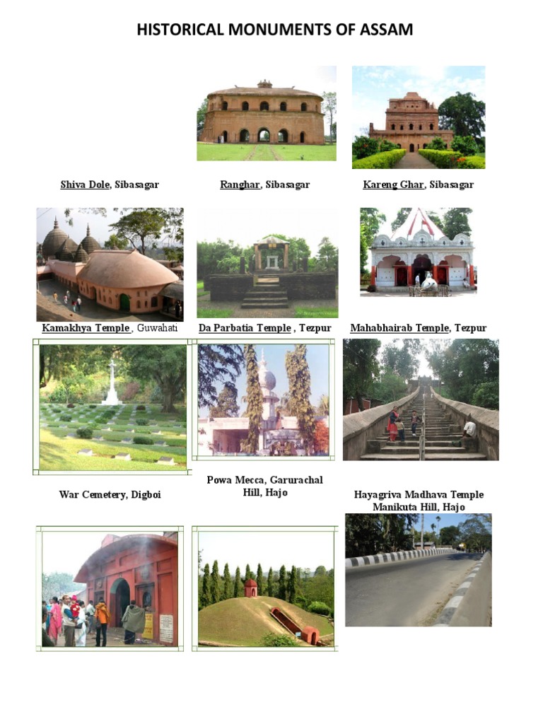 Monuments of Assam | PDF | Hindu Deities
