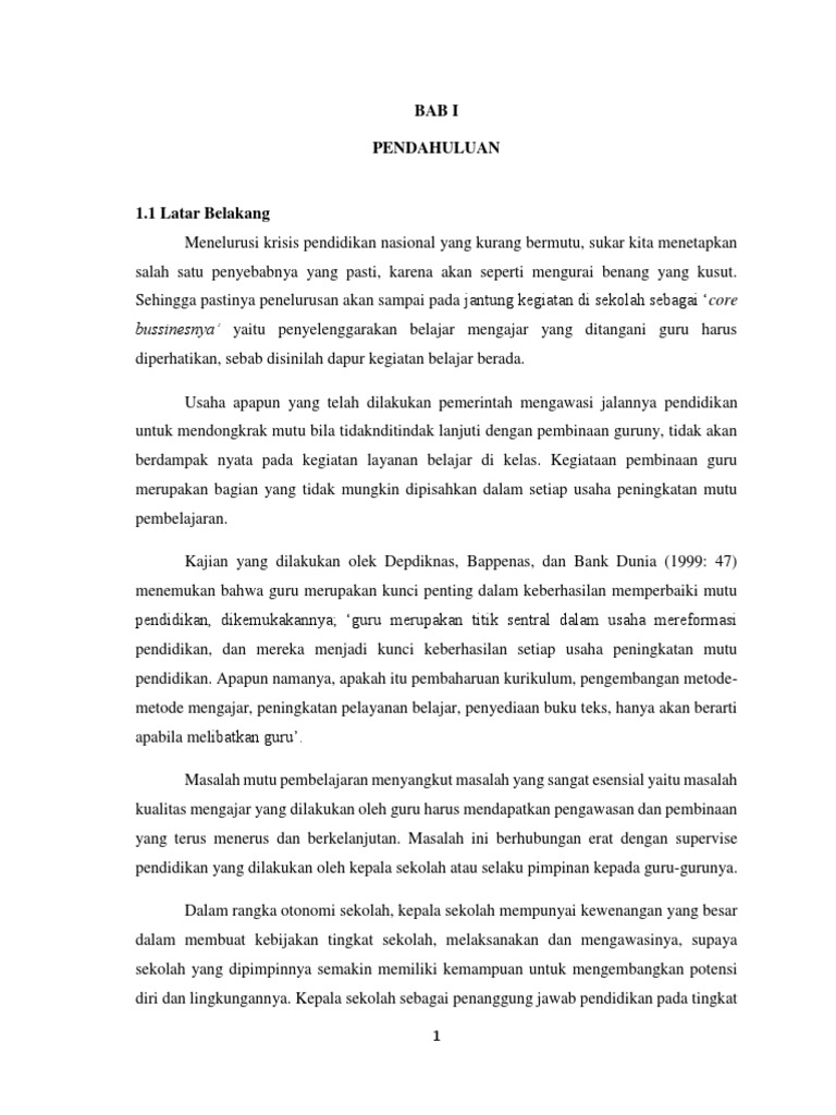 Makalah Supervisi Pendidikan | PDF