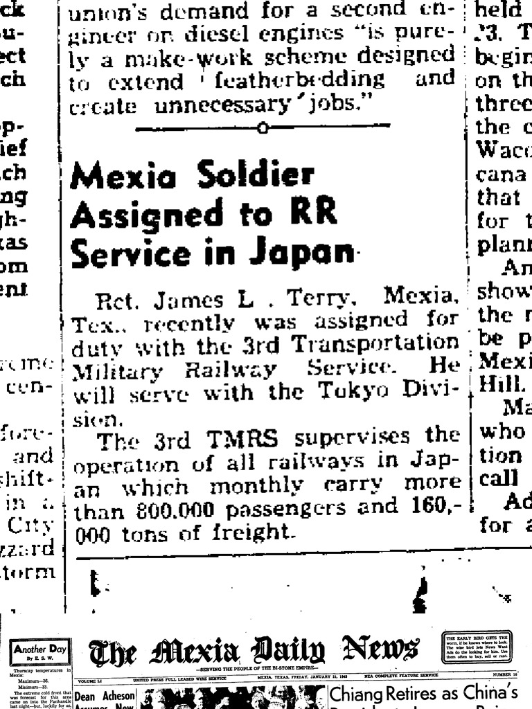 3rd Terry | PDF | Harry S. Truman | Chiang Kai Shek