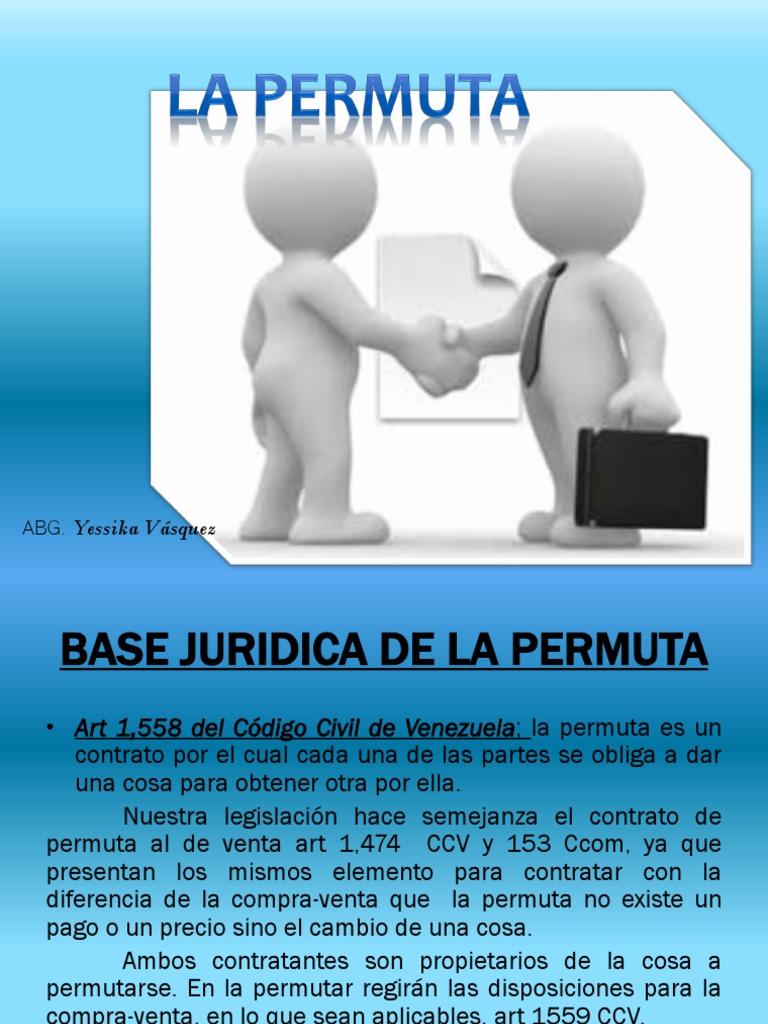 La Permuta | PDF | Propiedad | Derecho y economía