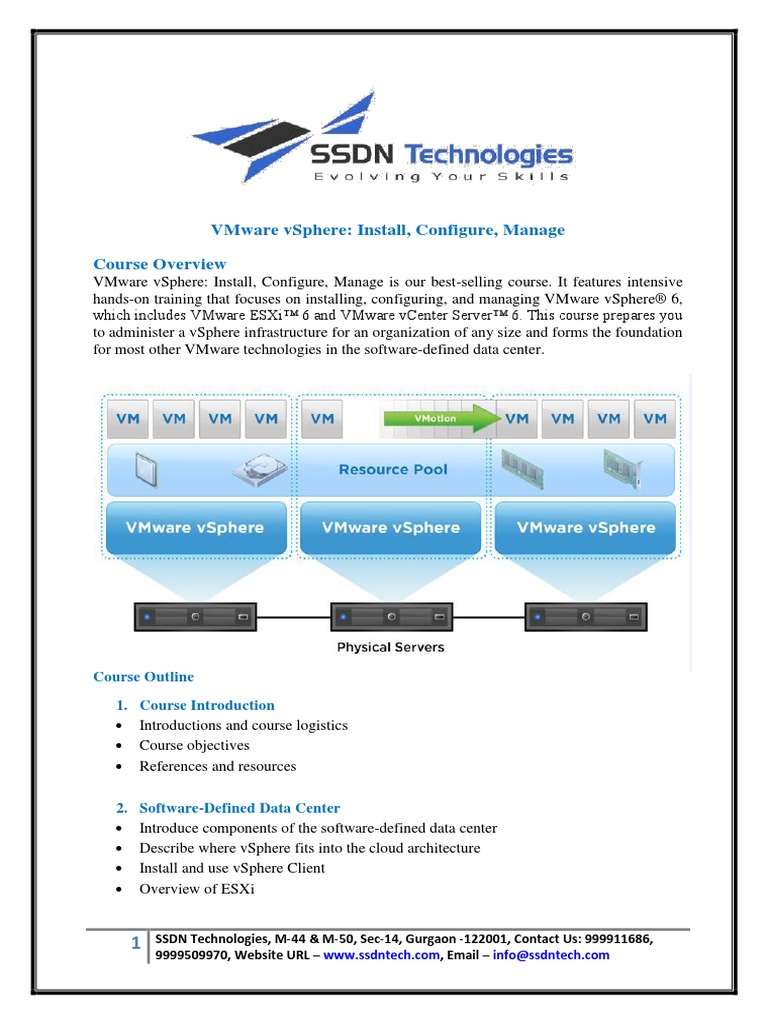 VMware Vsphere | PDF | V Mware | Server (Computing)