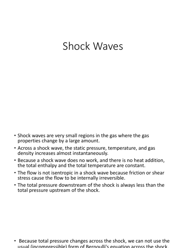 Shock Waves | PDF | Shock Wave | Fluid Dynamics