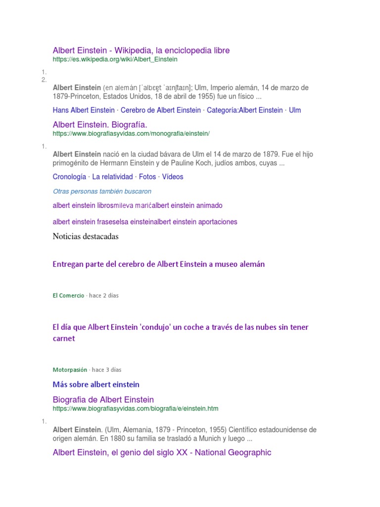 Albert Stein | PDF | Albert Einstein | Science