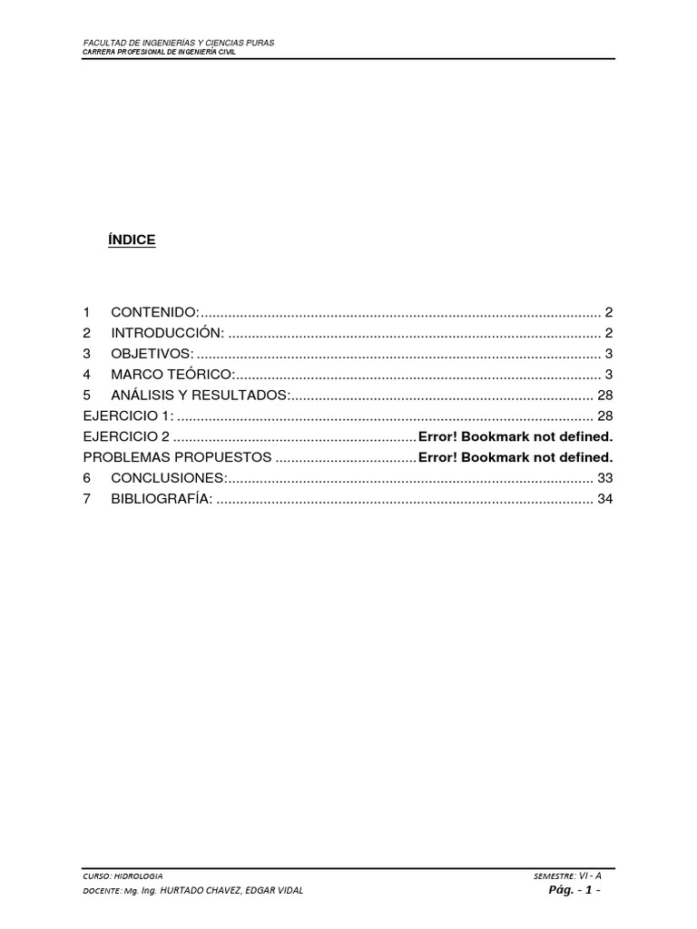 Hidrogramas Unitarios | PDF | Hidrología | Agua