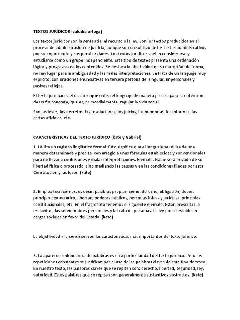 TEXTOS JURÍDICOS | Demanda judicial | Sentencia (ley)