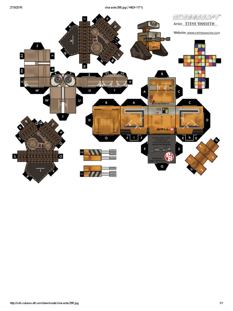 Wally Robot Dibujo PDF | PDF