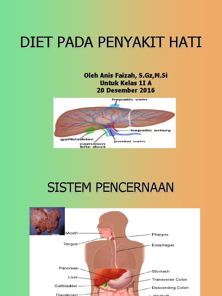 Diet Optimal untuk Penyakit Hati | PDF