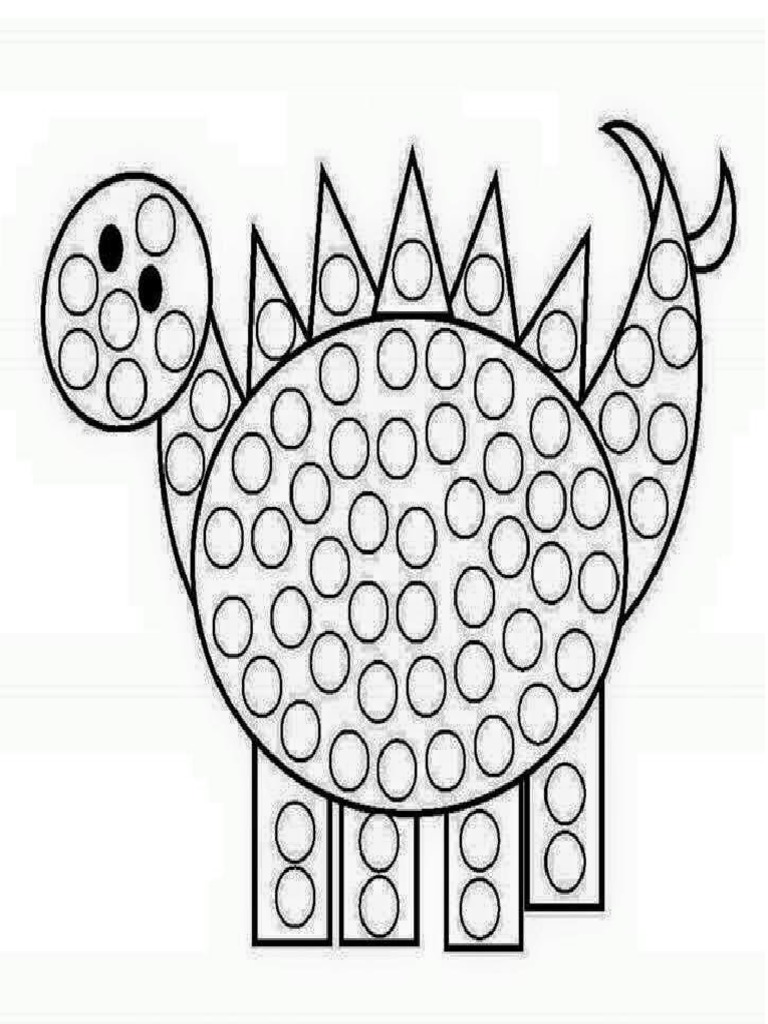 Dibujos para Trabajar Con Hisopos | PDF