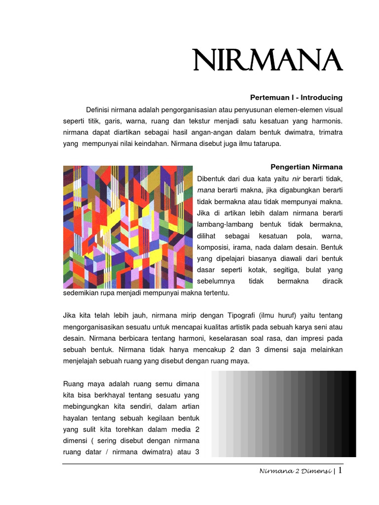 Buku Panduan Nirmana 2 Dimensi | PDF