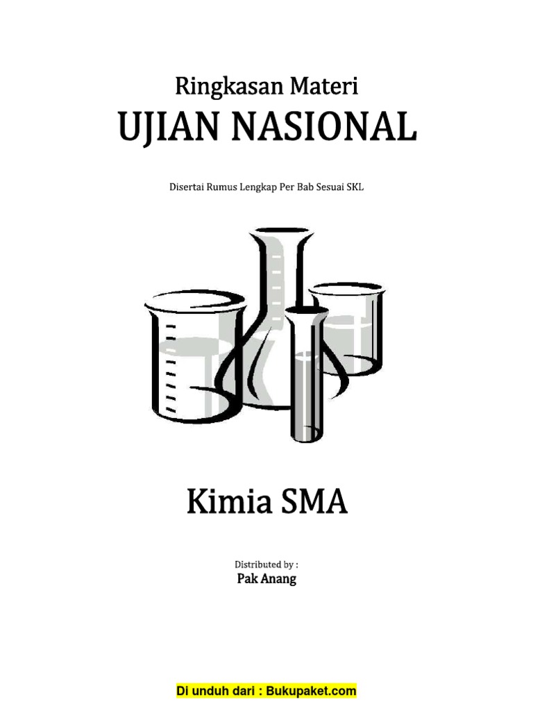 Ringkasan Materi UN Kimia SMA 2 PDF | PDF