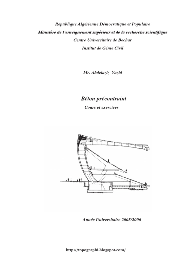 Poutre Hyperstatique PDF | PDF | Béton armé | Béton