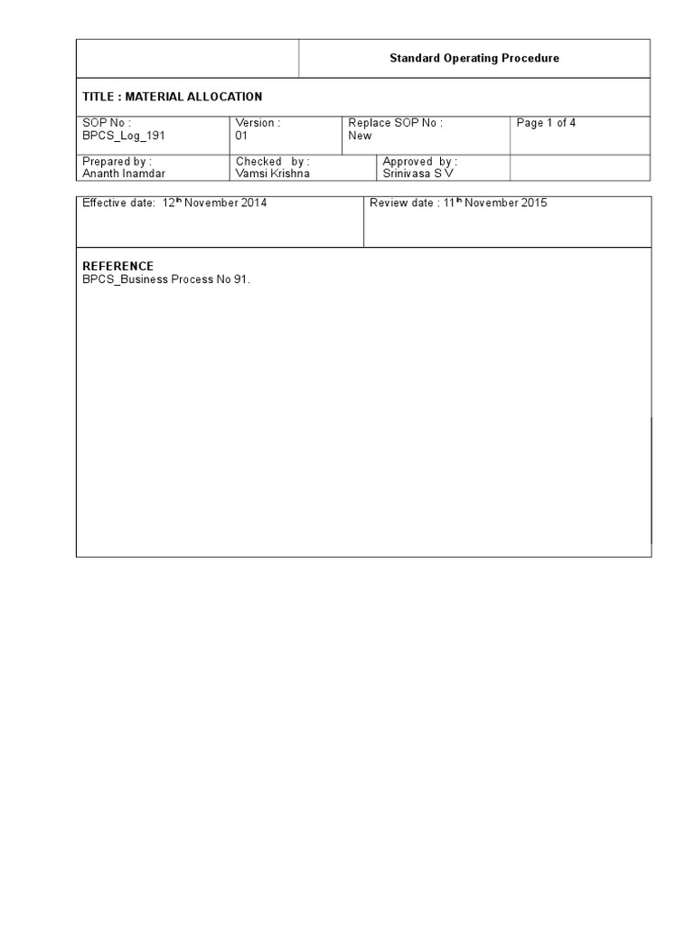 BPCS - Log-12 Material Allocation | PDF | Computing | Business