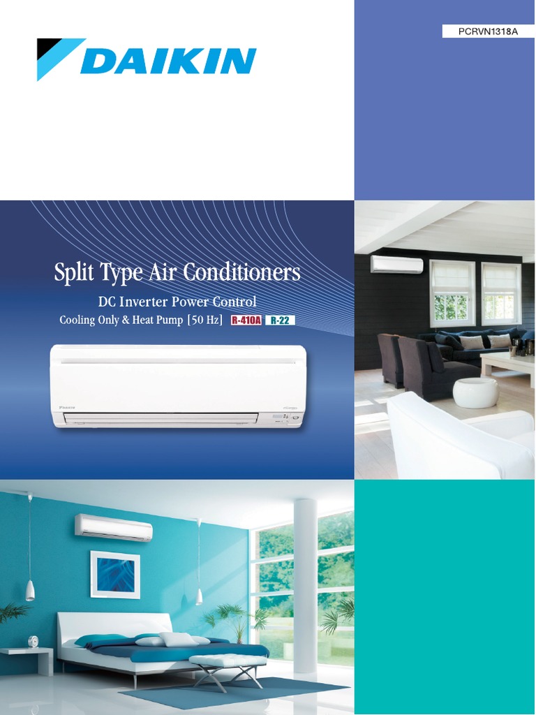 5pcrvn1318a Split FTXD FTKD Series PDF | PDF | Power Inverter | Air ...