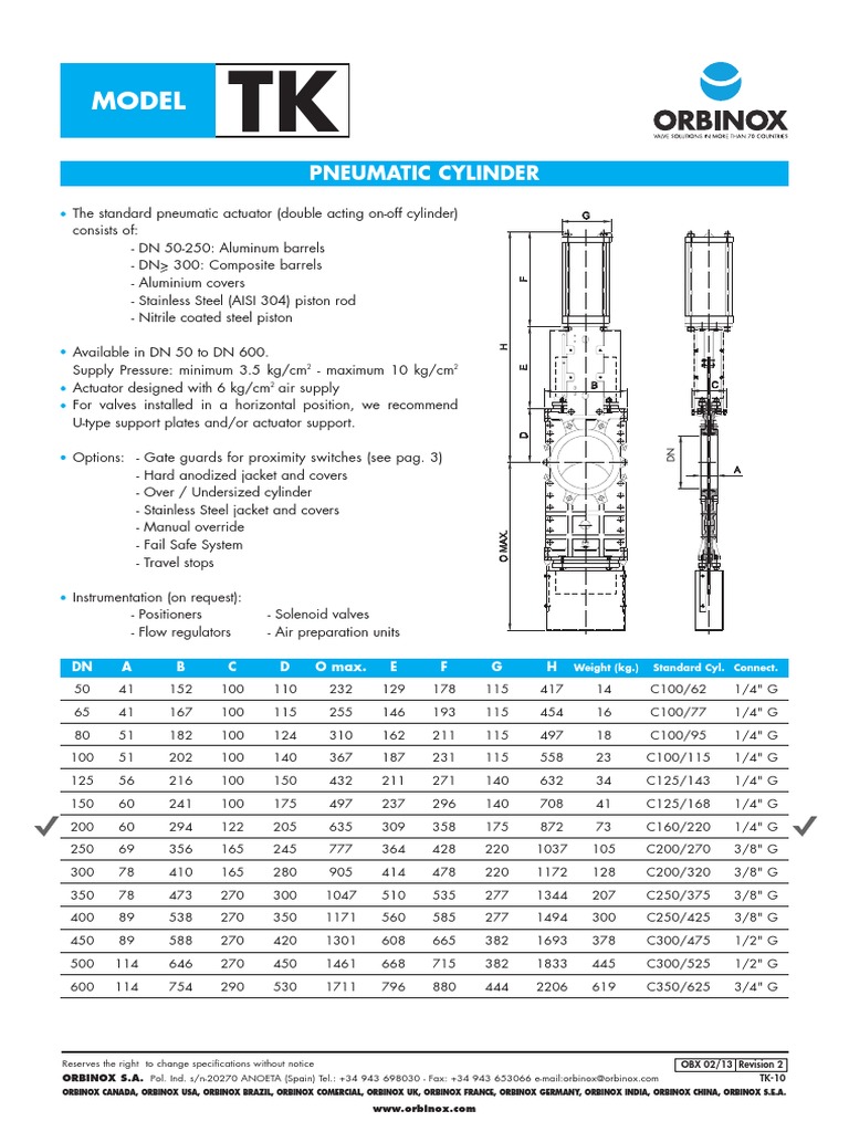 Automatski Ventil Sa Prolaznim Listom-DN200 | PDF