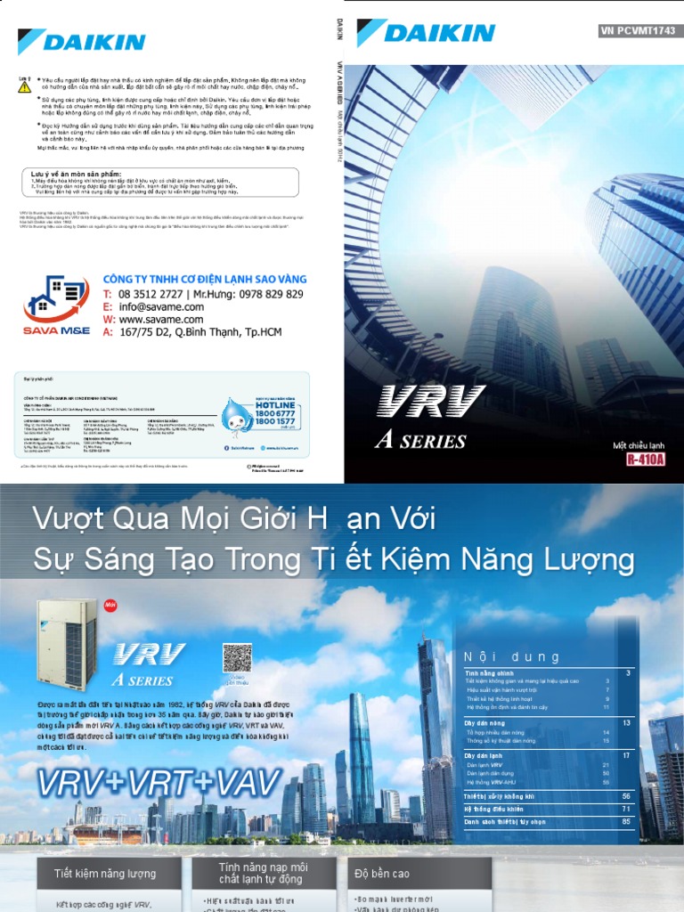 Catalogues Daikin VRV A (2018)
