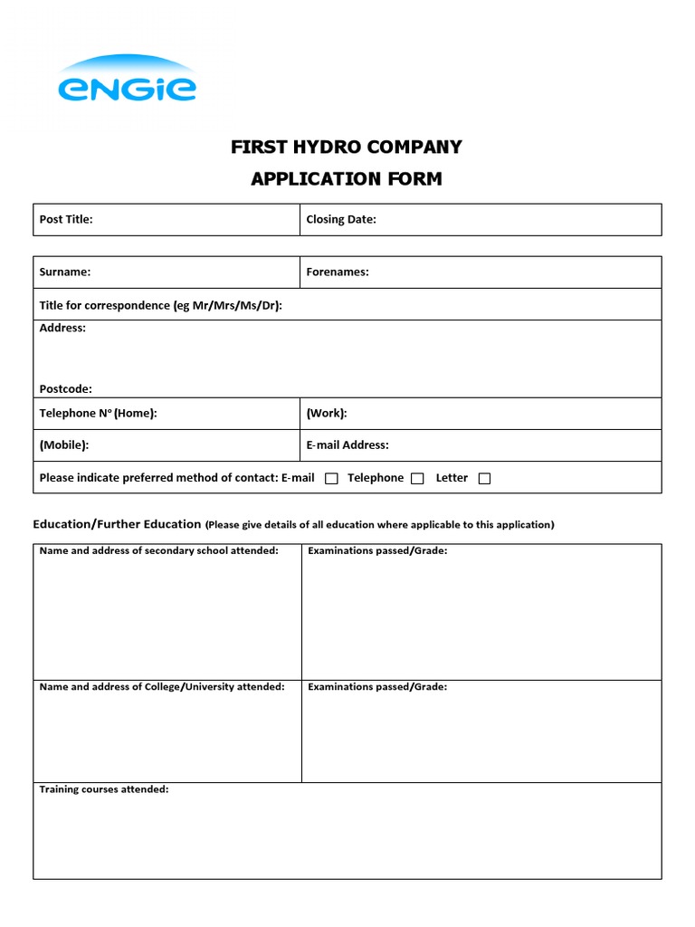 Application Form - Standard | PDF | Race And Ethnicity In The United ...