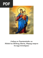 Binisaya Rosary Prayers | PDF