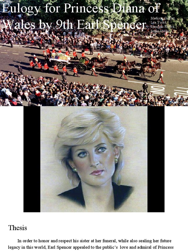 Eulogy For Princess Diana of Wales | PDF | Diana | Funeral
