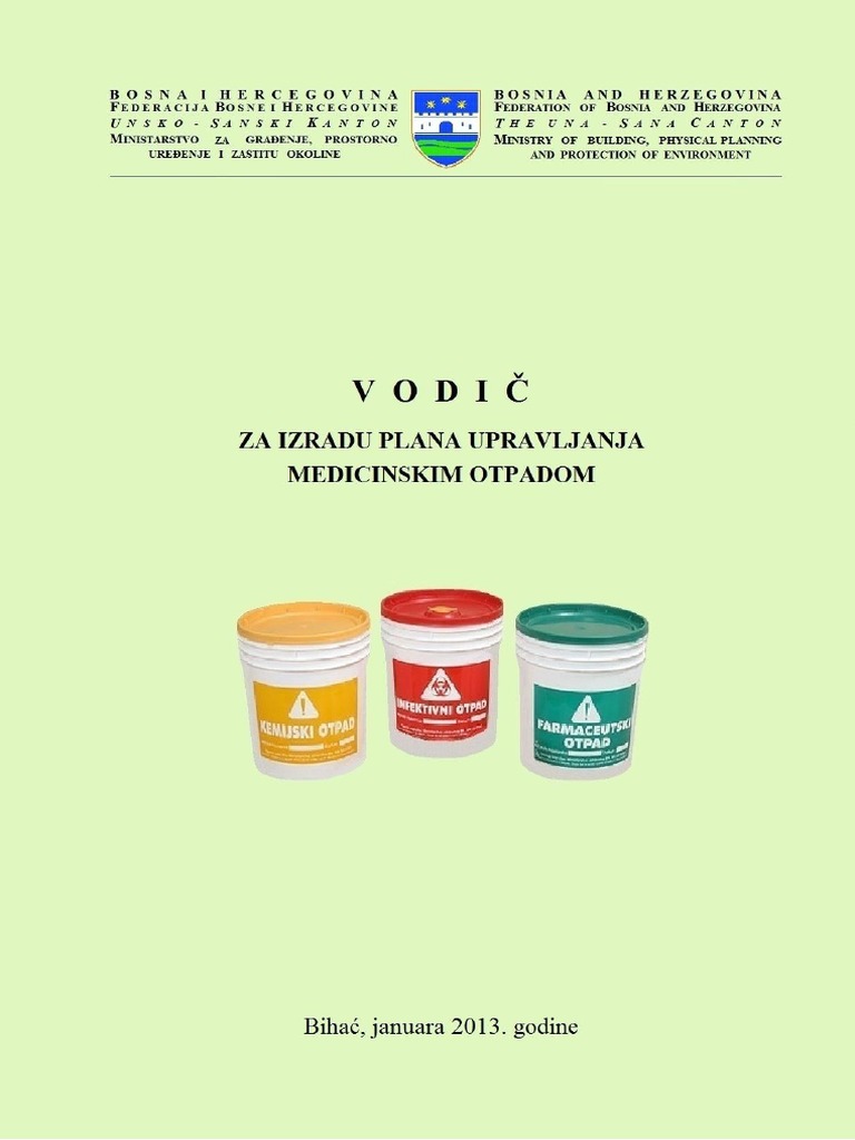 Vodič-Plan Upravljanja Med Otpadom PDF | PDF