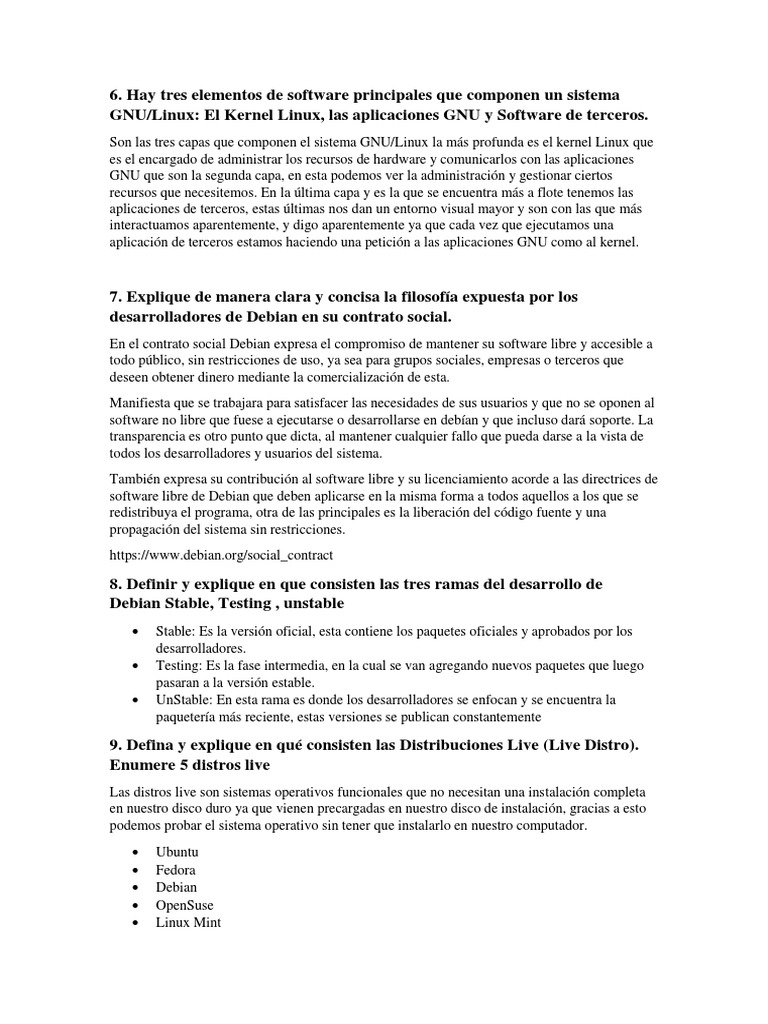 Introduccion A GNU/Linux | PDF | Distribución de Linux | Software libre