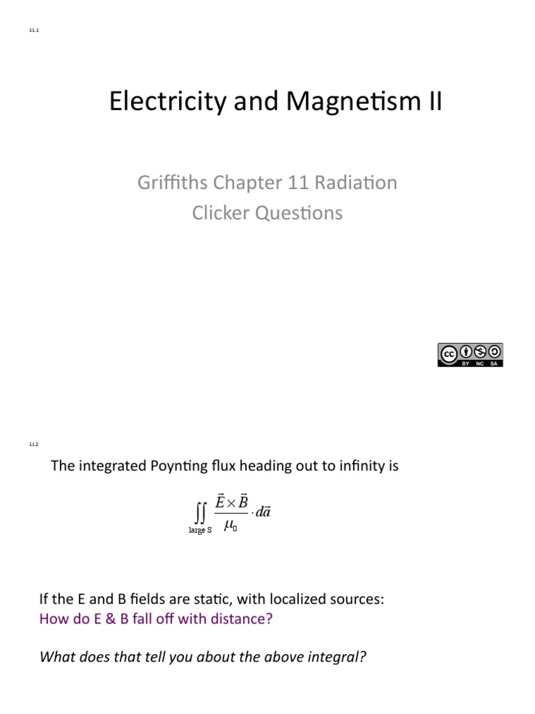 Electricity and Magnetism: Radiation Concepts | PDF | Applied And ...