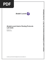 Alcatel-Lucent Border Gateway Protocol Lab Guide v2-0 DL | PDF | Router (Computing) | Ip Address