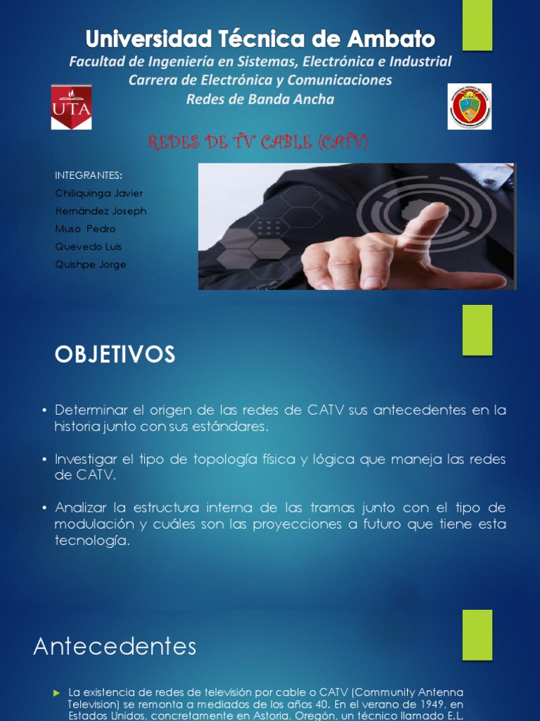 Redes CATV: Estructura y Tecnología | PDF | Televisión por cable | Red ...