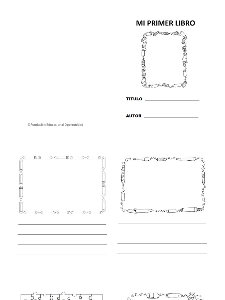 Mi Primer Libro PDF | PDF