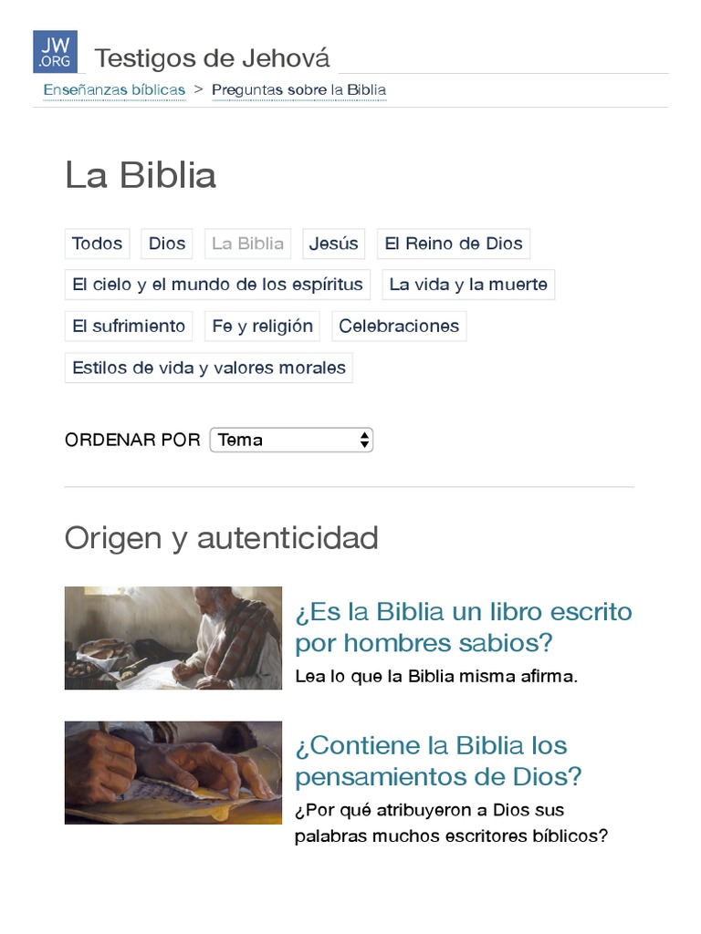 La Biblia - Preguntas Sobre La Biblia | PDF | Libro de revelación | Biblia