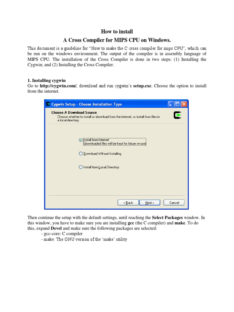 HowTo Install Cross Compiler For MIPS | PDF | Directory (Computing ...
