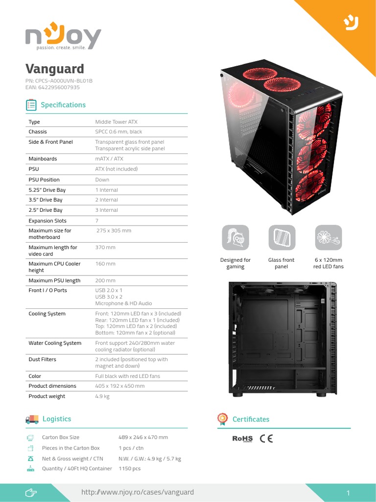 Datasheet Vanguard | PDF