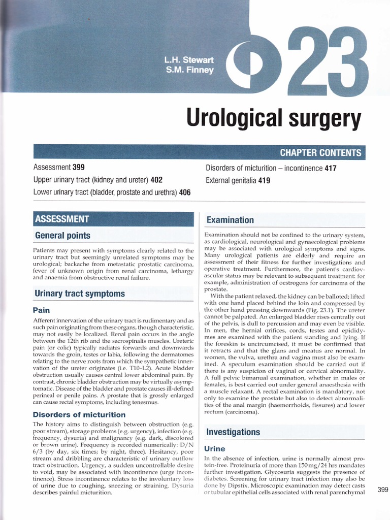 Chap 23 | PDF | Urinary Incontinence | Urinary Bladder