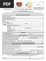 Ghana Personal Tax Return Form | PDF | Tax Deduction | Income Tax