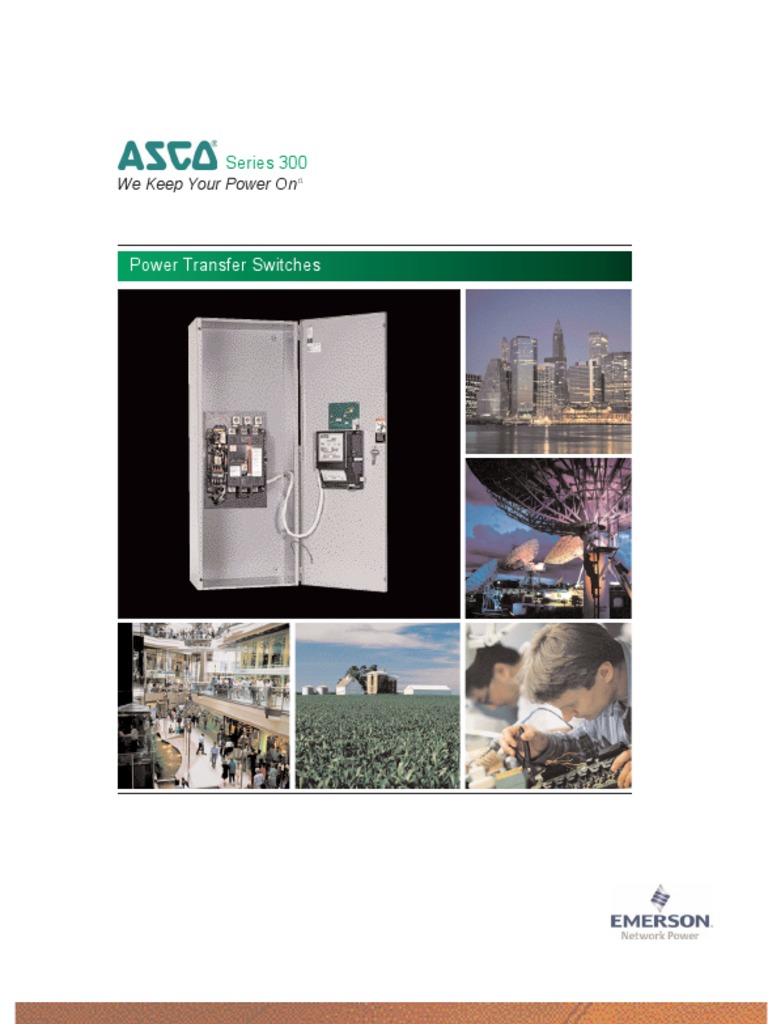ASCO 300 Series | PDF | Switch | Fuse (Electrical)
