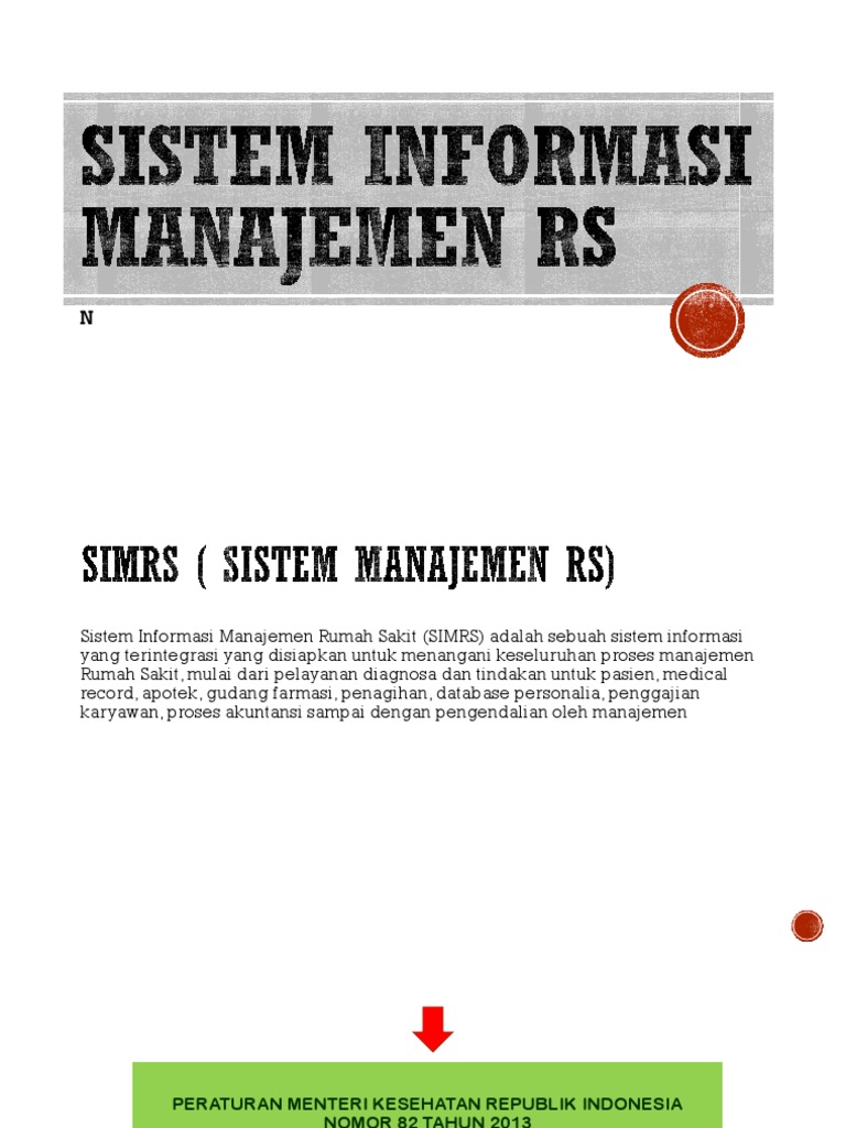 Implementasi SIMRS di Rumah Sakit | PDF | Komputer | Teknologi & Rekayasa