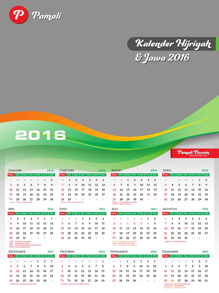 Kalender A3 - 12 Template 2 PDF | PDF