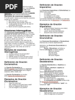 Ejemplo de Oraciones Admirativas | PDF