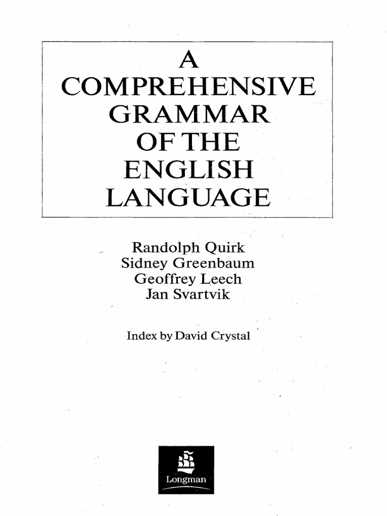 Comprehensive English Grammar Guide | PDF | Adjective | Preposition And ...