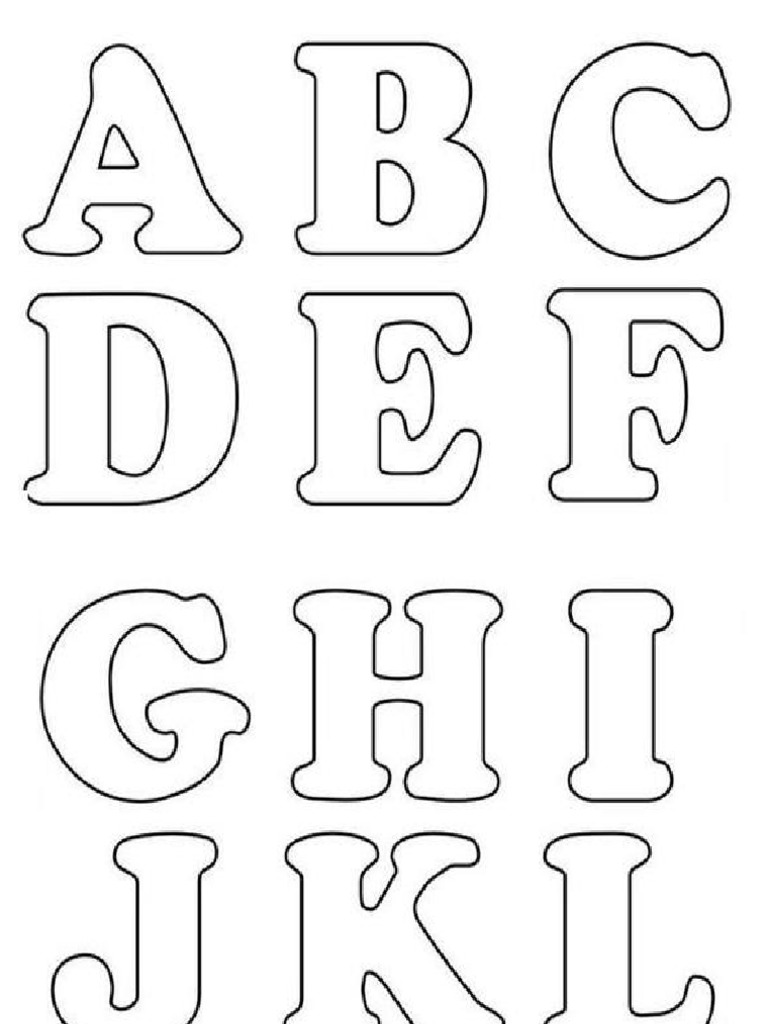 Molde de Letras | PDF