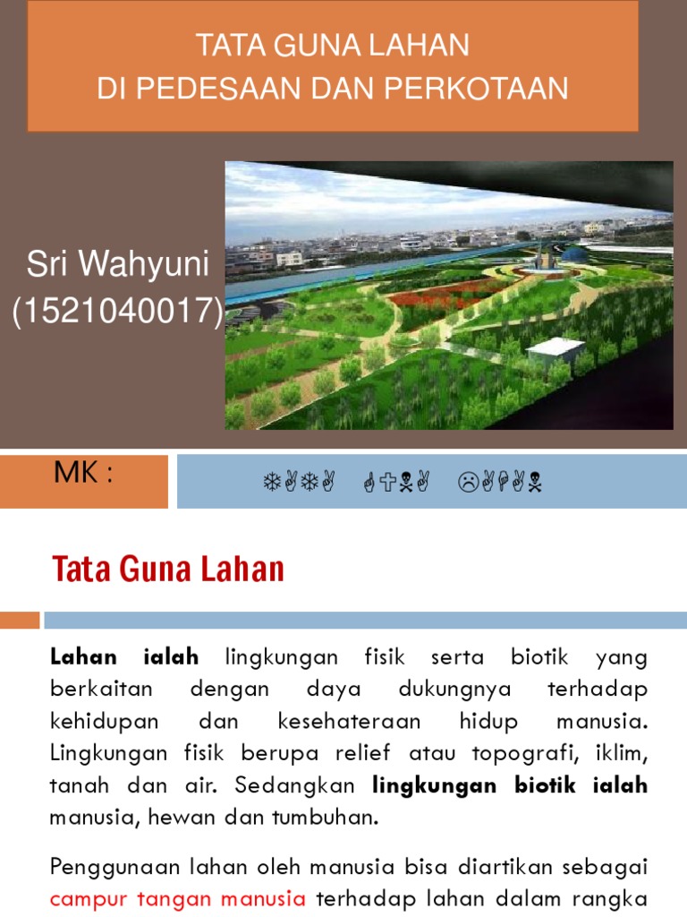 Tata Guna Lahan | PDF