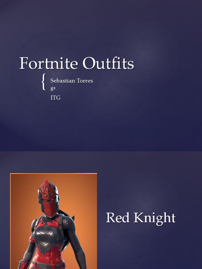 Fortnite Outfits: Sebastian Torres 8 ITG | PDF | Leisure | Sports
