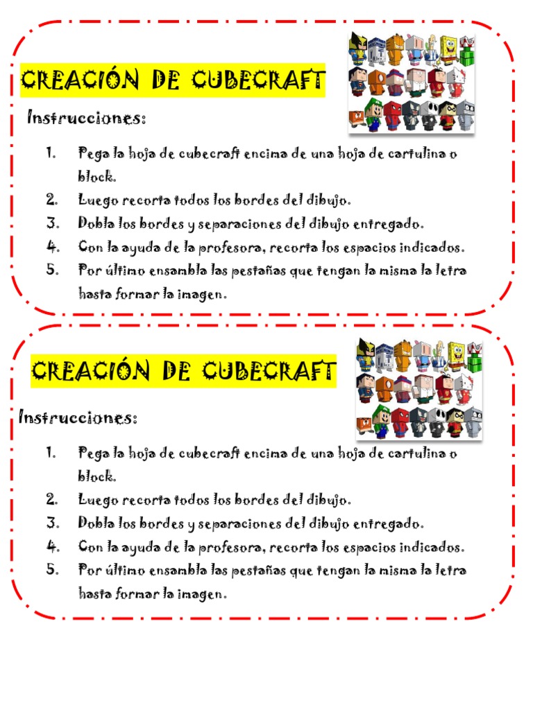 Creación de Cubecraft | PDF