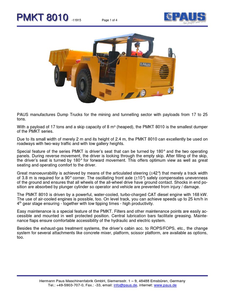 PMK T 8010 PDF | PDF