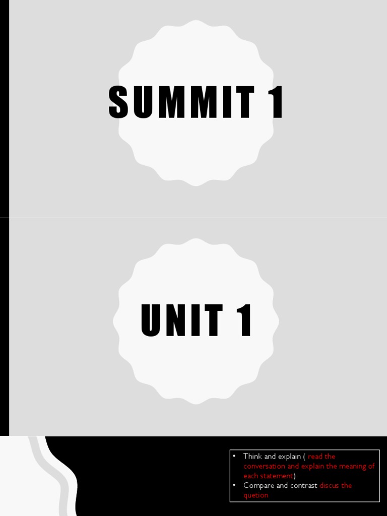 Summit 1 | PDF | Clause | Noun