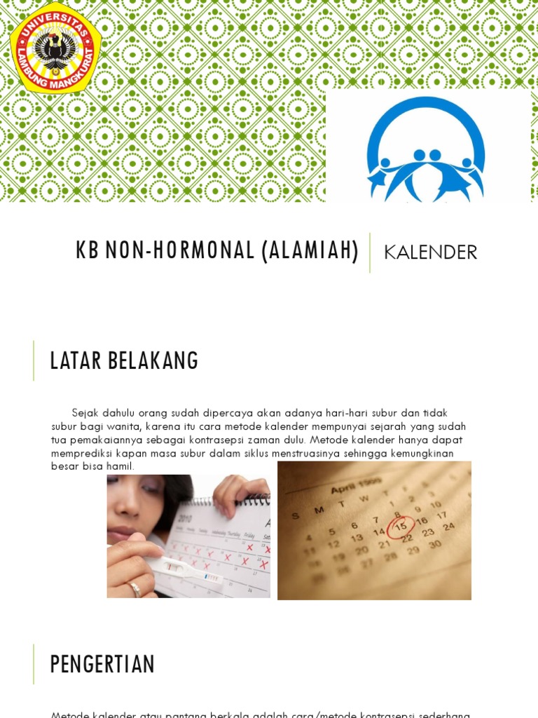 KB Non-Hormonal (Alamiah) | PDF