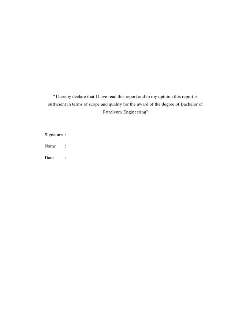 Supervisor Declaration | PDF