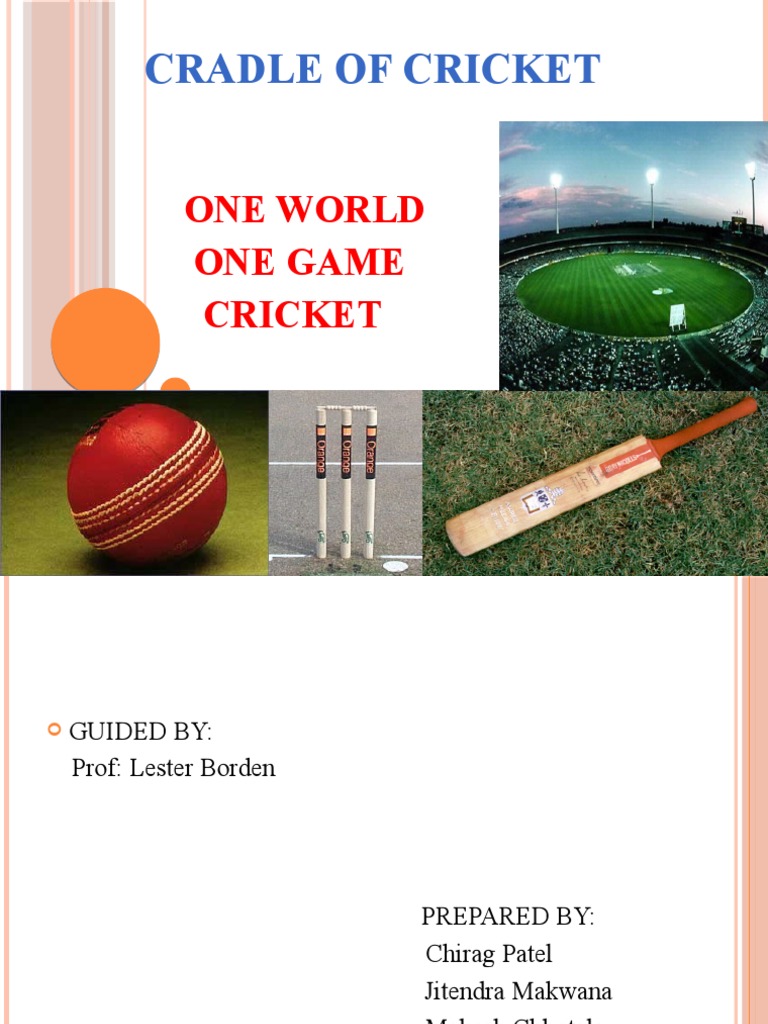 New Cradle of Cricket - Strategic Marketing - Project | PDF | Cricket ...
