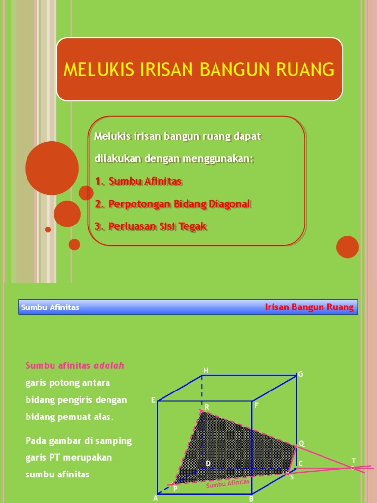 Melukis Irisan Bangun Ruang | PDF | Metode & Bahan Ajar