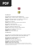 Ortografia Literal Uso de LL e y | PDF | Verbo | Morfología Lingüística