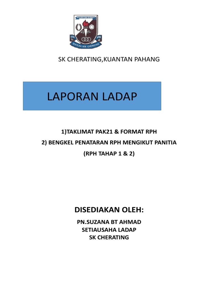Laporan Ladap: SK Cherating, Kuantan Pahang | PDF